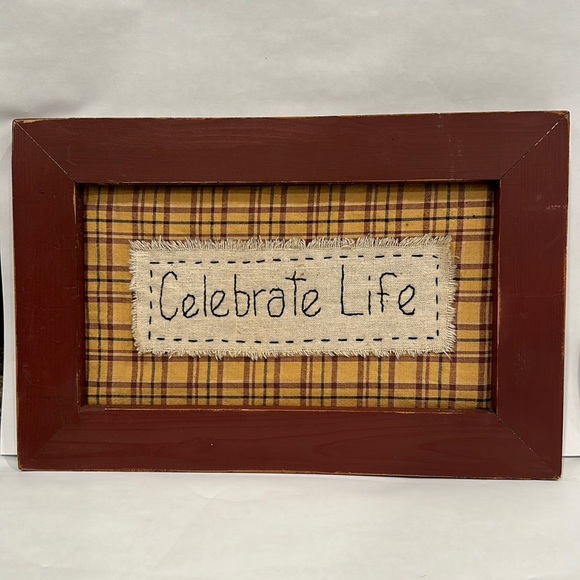 Wall Decor | Celebrate Life Wooden Sign | Poshmark